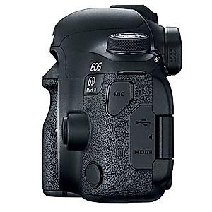 Canon EOS 6D Mark II DSLR Camera w/EF 50mm F/1.8 STM Lens + 75-300mm F/4-5.6 III Lens + 64GB Memory + Back Pack Case + Tripod, Lenses, Filters, & More (28pc Bundle)