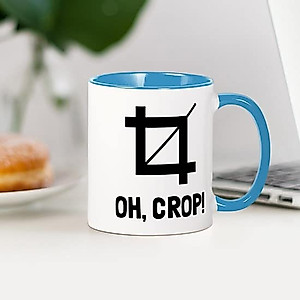CafePress Oh Crop! Mug Ceramic Coffee Mug, Tea Cup 11 oz