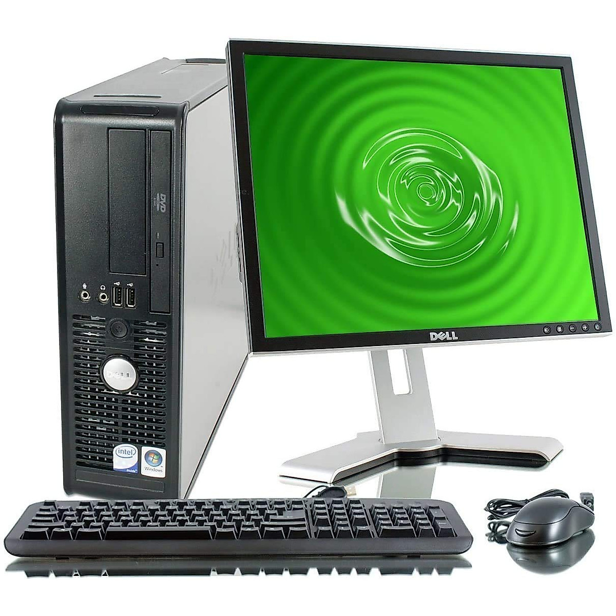 2018 Dell OptiPlex Desktop Complete Computer Package with DVD, WiFi, Windows 10 - Keyboard, Mouse, 19in LCD Monitor(Brands May Vary) (Renewed) - Multi-Language Support English/Spanish