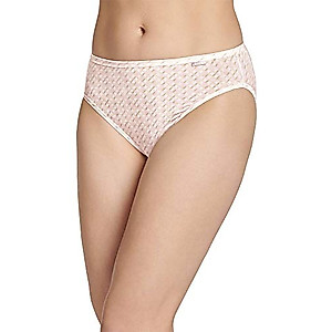 Jockey Underwear Women: Supersoft French Cut Underwear | Underwear Women Pack, 3 Pack, Pastel Pinwheel/Sand/Frosty Pink, 6