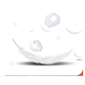 Loluka Invisible Earbuds 20 Hours Playtime Mini Bluetooth Earbuds True Wireless Earbuds Stereo HiFi Music IPX5 Waterproof Noise-Cancelling Discreet with Wireless Charging Case