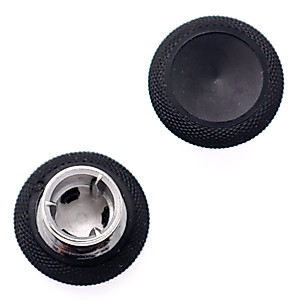 Deal4GO 2-Pack Short Concave Magnetic Analog Thumbstick Set Replacement for Xbox One Elite 2 Controller Standard Thumb Sticks Black (NOT FIT Elite 1698)