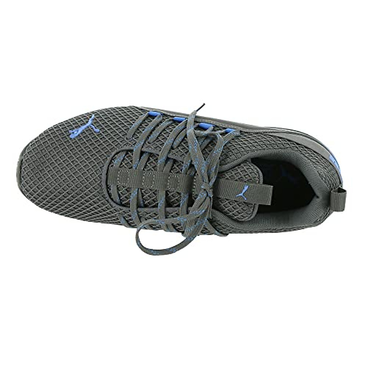 PUMA Mens Axelion Cross Trainer, SPARK WIDE CASTLEROCK-Palace Blue, 10.5