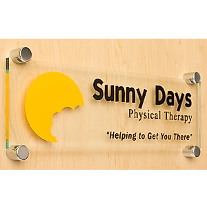 Displays2go 1 x 0.5 Inch Edge Grip Standoff Screws, Satin Aluminum Finish (EG25SA500)