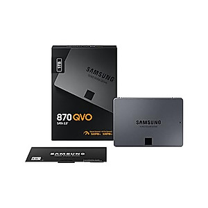 Samsung 870 QVO 1 TB SATA 2.5 Inch Internal Solid State Drive (SSD) (MZ-77Q1T0)