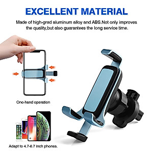 Autorder Car Phone Holder for Honda Accord 2018-2021 2022 Accessories Air Vent Screen Fixed Clip Cell Phone Mount Hands-Free 360 Degree Rotation
