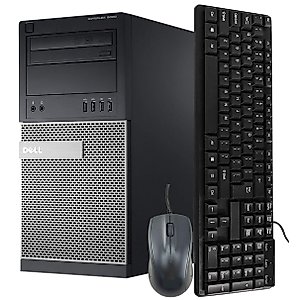 Dell OptiPlex 9020 Tower Computer Desktop PC, Intel Core i7-4970K 4.00GHz, 16GB Ram, 128GB M.2 SSD, 1 TB HDD, WiFi | Bluetooth, DVD Drive, Nvidia GeForce GT 1030 2GB DDR5, Windows 10 Pro (Renewed)