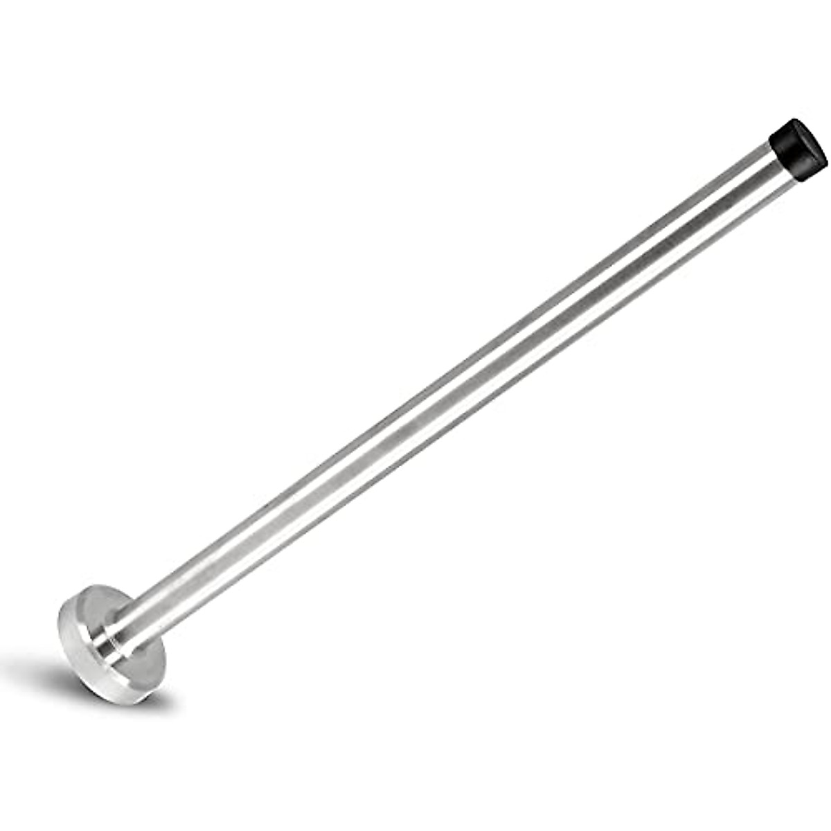 BokWin 12 Inch Wall-Mounted Door Stopper, Extra Long Door Stop, Heavy Duty Stainless Steel Door Stopper with Sound Dampening Rubber Bumper for Protects Your Walls from Damage