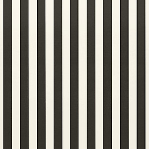 RSH DECOR: Deep Seating Foam Cushion Set | 24” x 27” Seat | All-Weather Spun Fabric | Water and Fade-Resistant | Outdoor Chair Cushion Set for Patio Furniture | Black & White Stripe