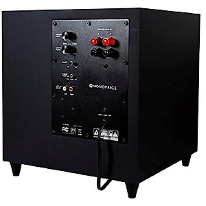 Monoprice 10565 Premium 5.1 Channel Home Theater System with Subwoofer Black