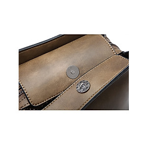 seOSTO Medium Women Crossbody Purse Bag with Tassel (Khaki)