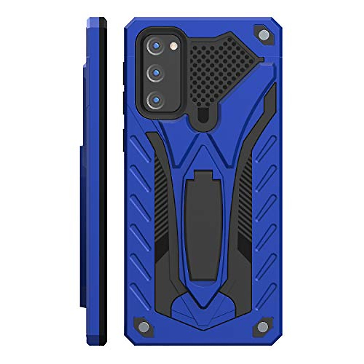 Kitoo Designed for Samsung Galaxy S20 FE Case with Kickstand 5G, Military Grade 12ft. Drop Tested - Blue