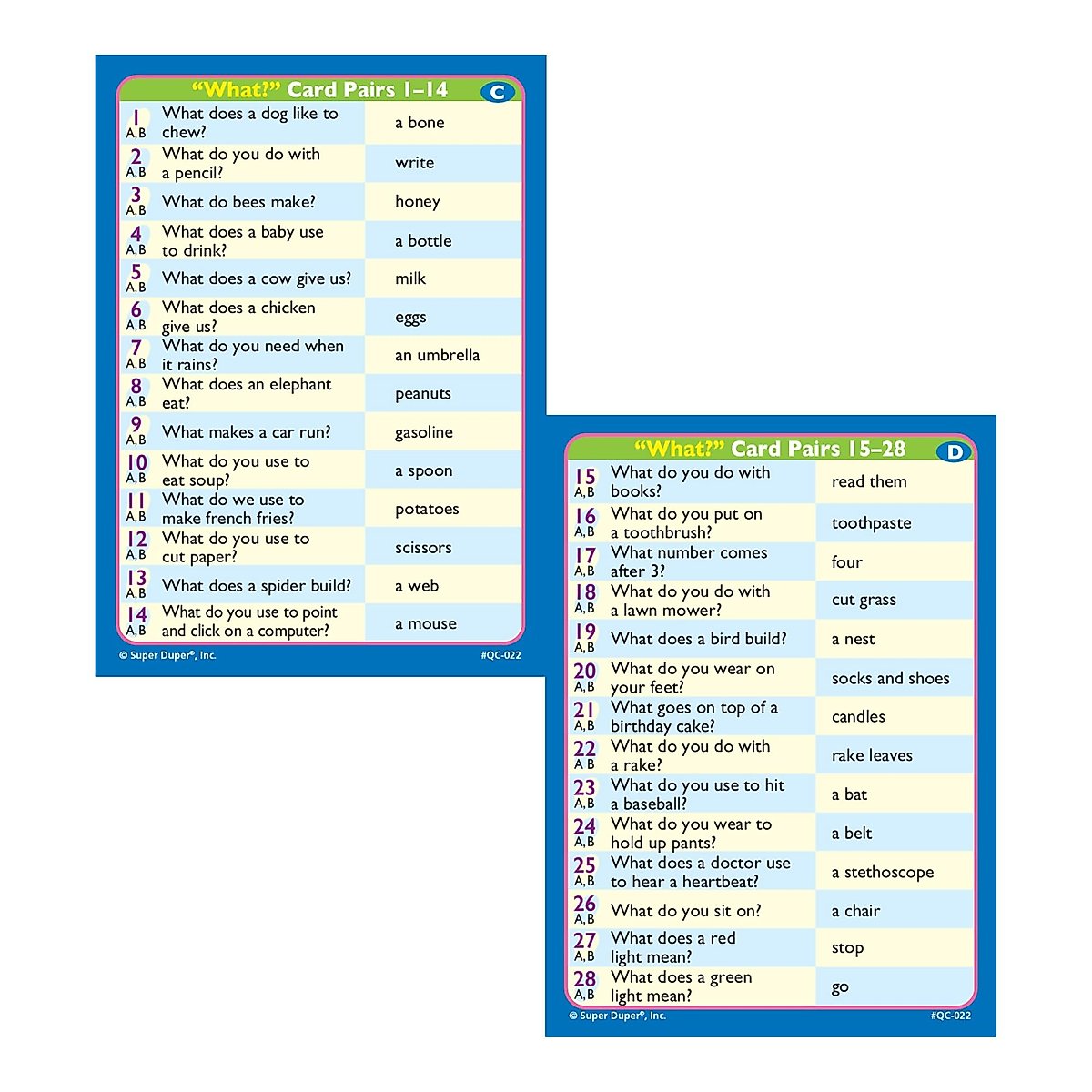 Super Duper Publications | Ask and Answer WH Question Five Fun Decks Bundle | Communication and Language Skills Flash Cards | Educational Resource for Children