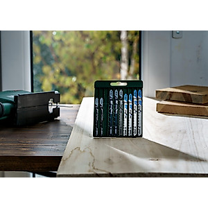 Bosch DIY 10tlg. Stichs盲geblatt-Set Wood and Metal zum S盲gen in Holz und Metall