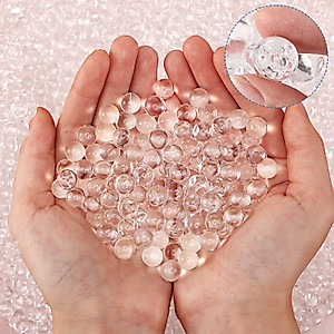 Inbagi 150, 000 Pcs Transparent Gel Water Beads Vase Filler Beads Crystal Water Growing Balls for Vases Jelly Balls for Floating Floral Candle Pearls Wedding Christmas Centerpiece