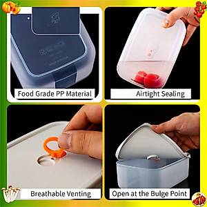 LUQPX 6 Pack Small Plastic Food Storage Containers with Lids & Labels, BPA-Free Food Grade Reusable Lunch Box for School/Work/to go, Freezer Storage Box for Leftovers/Dessert/Sauces/Jam/Oatmeal/Fruits