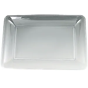 Maryland Plastics Plastic Tray - 10" x 14" | Clear | Rectangular | 1 Pc.