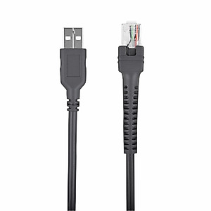 FITE ON 6.6ft USB Cable Cord Plug Wire Compatible with Symbol DS3478 DS3508 DS6607 Handheld Scanner