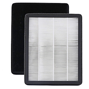 IAF-H-100A True HEPA Idylis A Replacement Filter, Compatible with FAP-C01-A, Idylis Air Purifiers AC-2119, IAP-10-100, IAP-10-150, IAPC-40-140, Part # 1150096, 2 HEPA + 2 Carbon Pre-filters