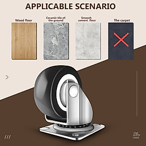 Furniture Mover Dolly with Lifter, 4 Wheel Furniture Dolly 800 LB Load Capacity, 360° Rotation Wheels Moving Dolly,Furniture Lifters for Heavy Furniture,Moving System Roller Set.（Orange）