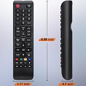 (2 Pack) Universal Remote for Samsung TV Remote, Replacement Remote for Samsung Smart TV, LED LCD HDTV QLED SUHD UHD 4K 3D Series
