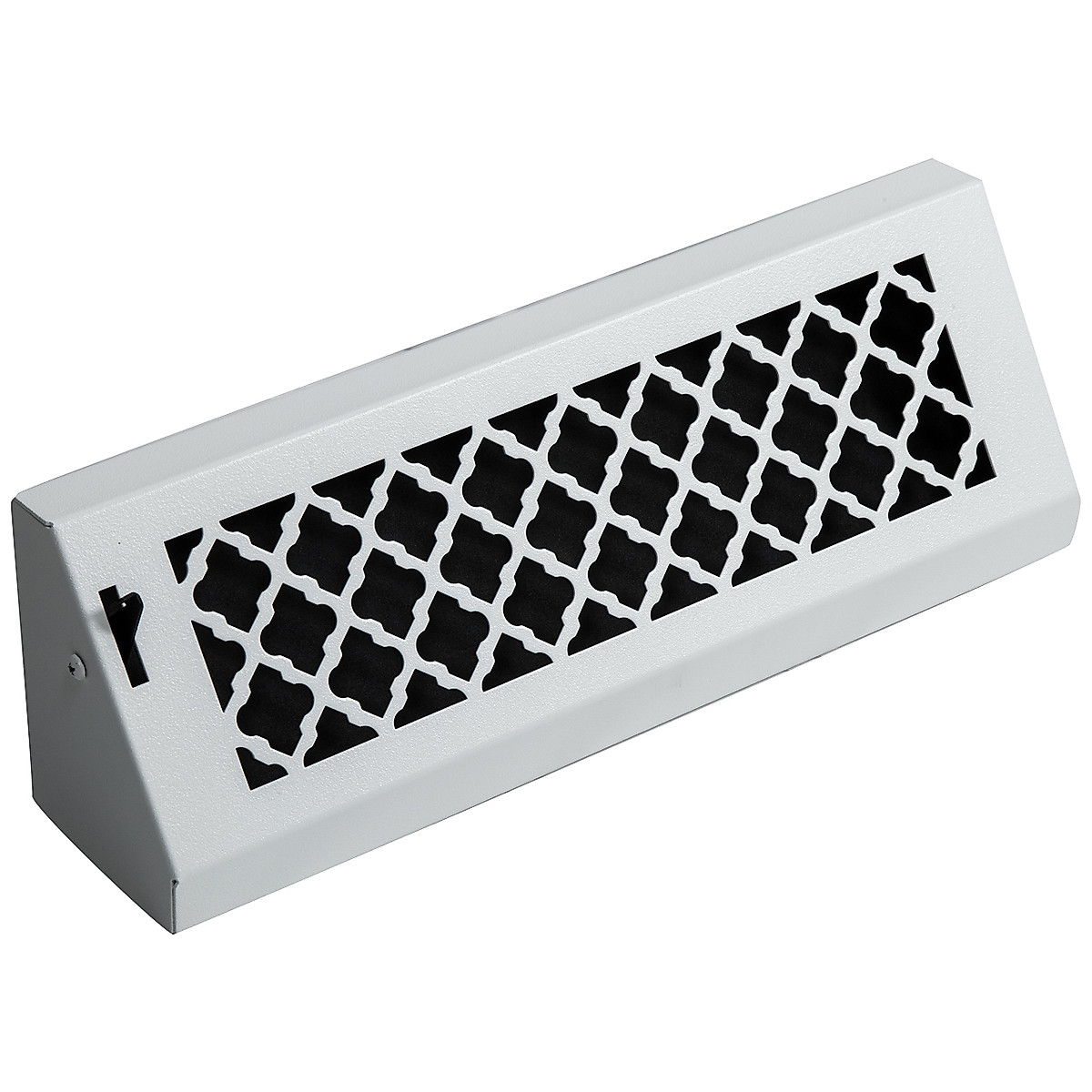 SteelCrest BTU15BBSWH Bronze Series Designer Baseboard Vent with Air-Volume Damper, White