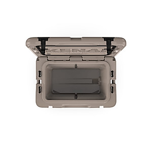 KENAI 25 Cooler | 25 qt Ice Chest Durable Rotomolded Insulated | Made in USA | Warranty for Life | for Beach Boat Camping Fishing Hunting | K25 | Tan