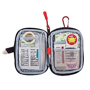 Owie Ninja Small Mini Compact First Aid Kit for Parents on The Go and Hanging in a Diaper Bag, Travel, Purse or Use it at Home or Outdoor