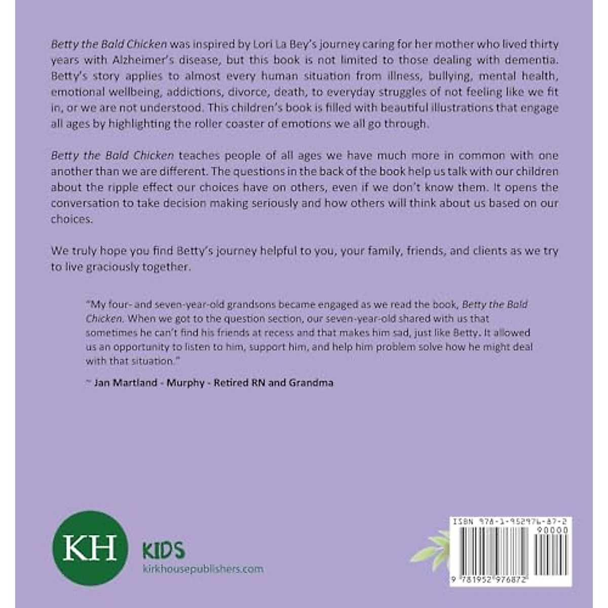 Betty the Bald Chicken: Lessons in How to Care