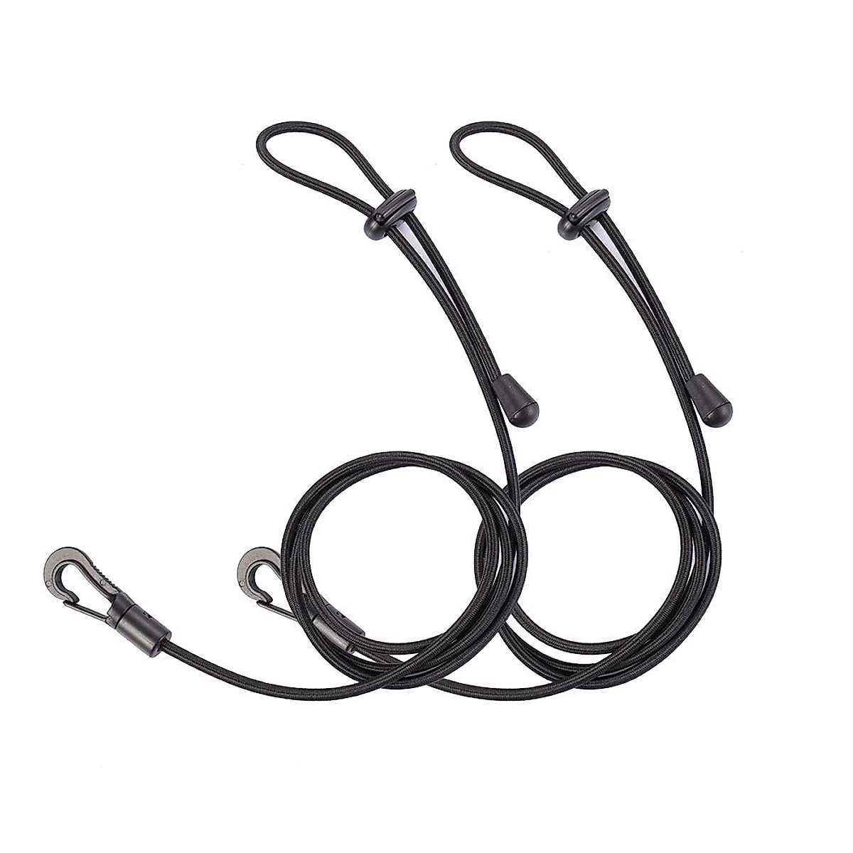 MOOCY Kayak Paddle Tether/Coiled Kayak Fishing Leash with Carabiner for Paddle, Rod SUP Kayaking Accessories