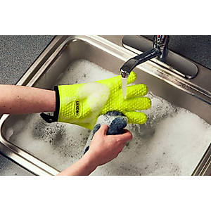LEXON Silicone Cooking Gloves Heat Resistant Oven Mitts