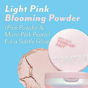 I'm Meme Compact - Tone-up Pact | Pink Blur Effect, Mattify Skin, Pressed Powder, 0.35 Oz + Compact - Oil Cut Pact Bundle