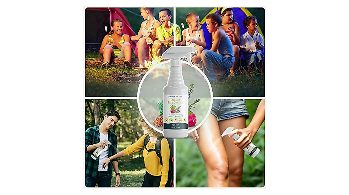 Natural Riches Organic Bug Spray for Kids Mosquito & Insect Repellent