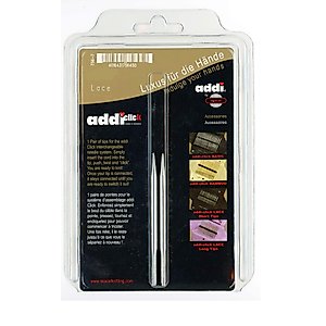 addi Click Interchangeable Knitting Needle Tips Short Rocket Lace Set 3.25 inch (8cm) US 04 (3.5mm)