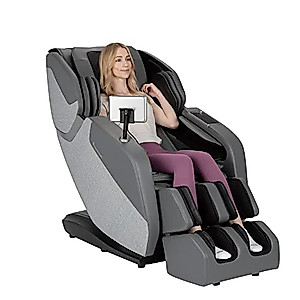 Human Touch WholeBody Rove Massage Chair – S & L Track, Full-Body Stretch Massage with Foot and Calf, Wellness Programs, Dual Lumbar Heat - Tablet Remote and Wireless Charger – 5 Year Warranty – MOON