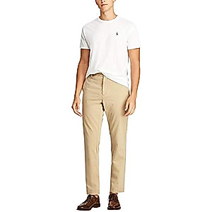 Polo Ralph Lauren Mens Crew Neck Big Pony T-Shirt (M, White)