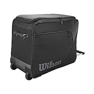 WILSON Ball Bucket Bag, Black, 27" L x 14.5" W x 20.5" H