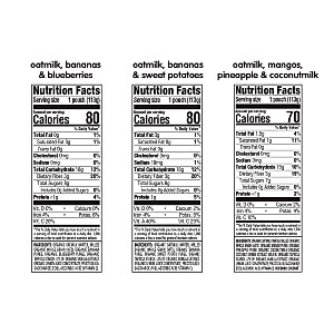 Happy Tot Oatmilk Pudding Variety Pack 4oz (Pack of 16)