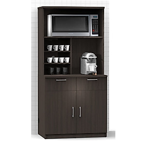 BREAKtime Coffee Break Lunch Room Furniture Buffet Color Espresso - Factory Assembled (NOT RTA) Furniture Items ONLY. Model 4230 2 Piece Group