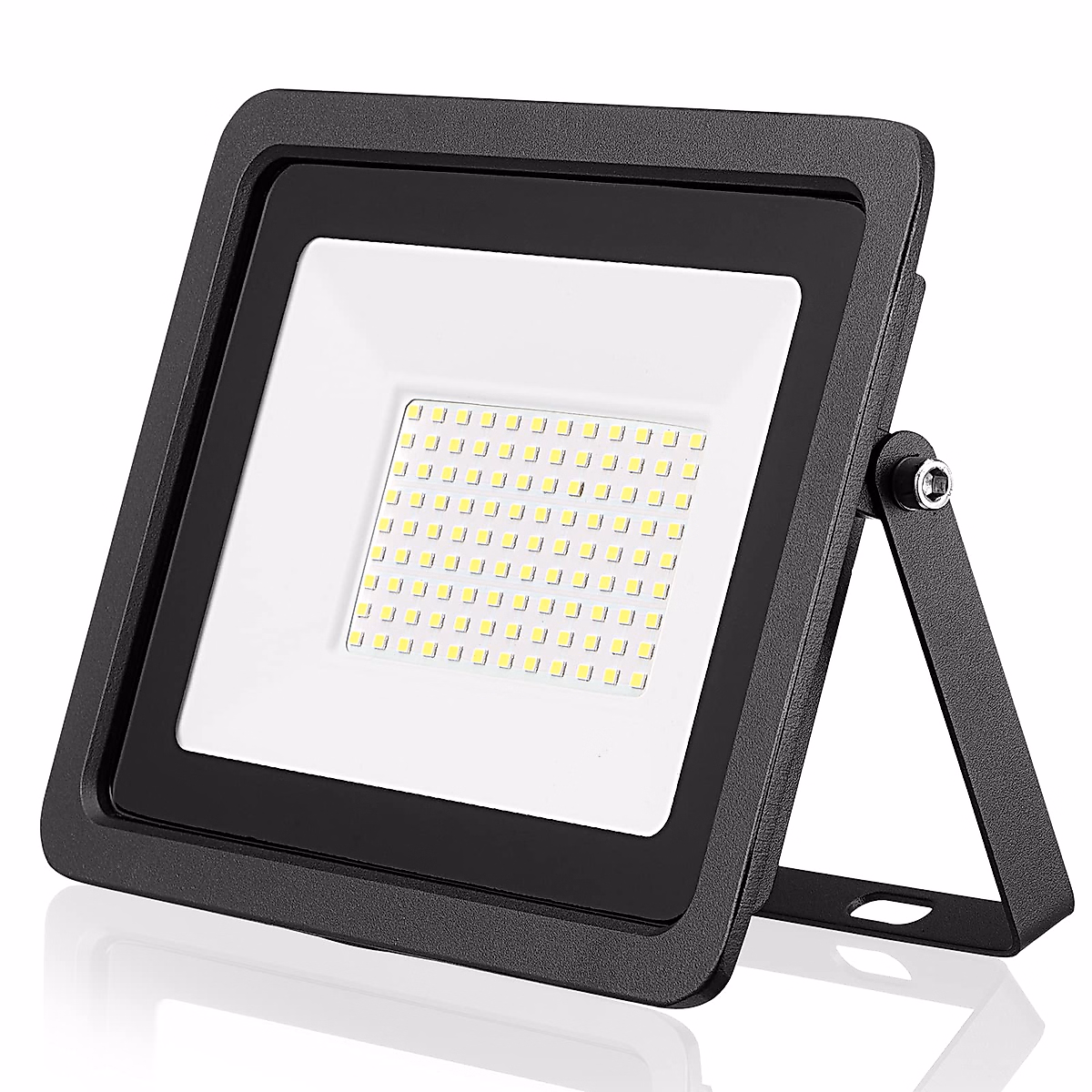 CTWUYOU LED Flood Light 100W Cold White 6500K Work Light,IP68 Waterproof Outdoor Spotlight,Suitable for Safety Lights for Gardens, Courtyards, Garages, Lawns