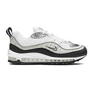 Nike AIR MAX 98 White/Metallic Silver/Brown AH6799 116 Women's Size 10