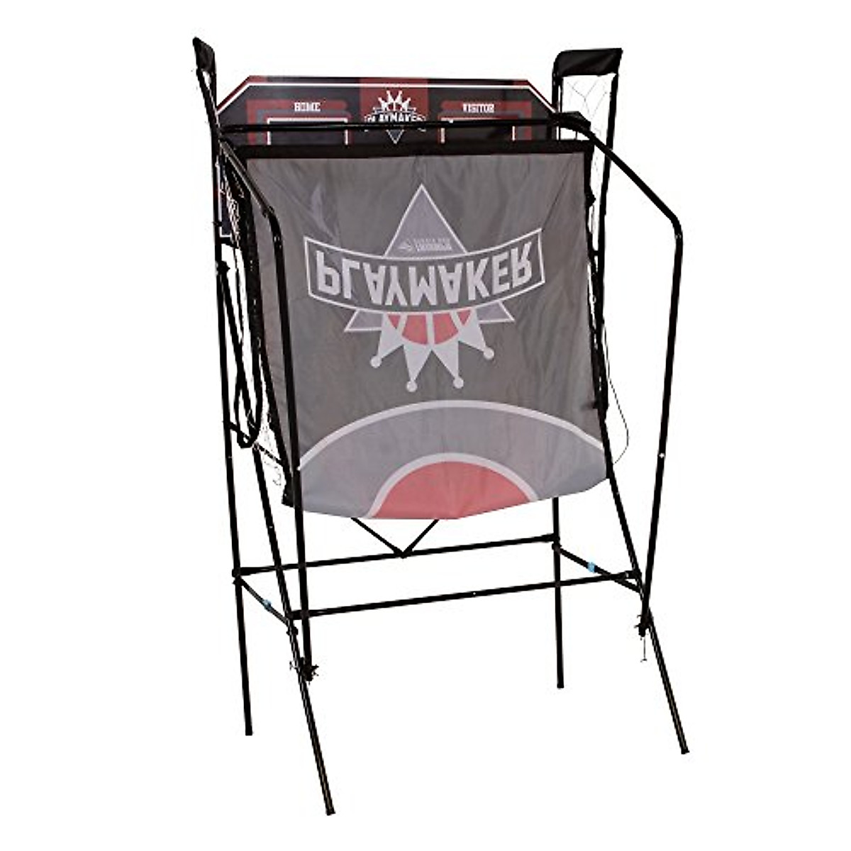 TRIUMPH SPORTS USA Play Maker Double Shootout Basketball Game Includes 4 Game-Ready Basketballs and Air Pump and Needle, Black