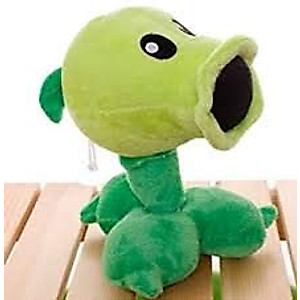 Plants Plush vs Blue Pea Plush Figure Toys, Shooter Plush Birthday, Hallowen Zombies Pea Decor Plush Valentinas, Christmas, Super Gift (Green Peashooter)