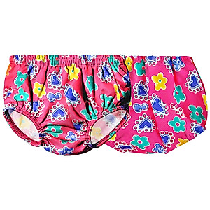 Water Gear Reusable Baby Swim Diaper - Soft and Designed to Keep Your Baby Comfortable - Eco-Friendly - Great to Wear When Learning How to Swim - Pink - Large - 22-25 lb