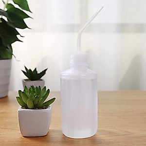 Iumer Succulent Water Bottle Plastic Curved Mouth Squeeze Bottles Bonsai Watering Bottle Plant Watering Bottle,Size Small