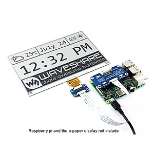 Coolwell Universal Epaper Driver E-paper Driver Board Supports Various Waveshare SPI E-Paper Raw Panels Compatible Raspberry Pi 4B+ 4B 3B+ 3B 2B+ Zero W WH Jetson Nano