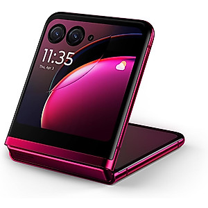 Motorola RAZR 40 Ultra 5G Dual 512GB 12GB RAM Unlocked (GSM Only | No CDMA - not Compatible with Verizon/Sprint) China Version, Foldable Smartphone – Viva Magenta