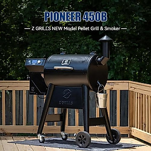 Z GRILLS 450B 2022 NEW Model Wood Pellet Grill & Smoker with a PID Controller, 459 sq in Cooking Area