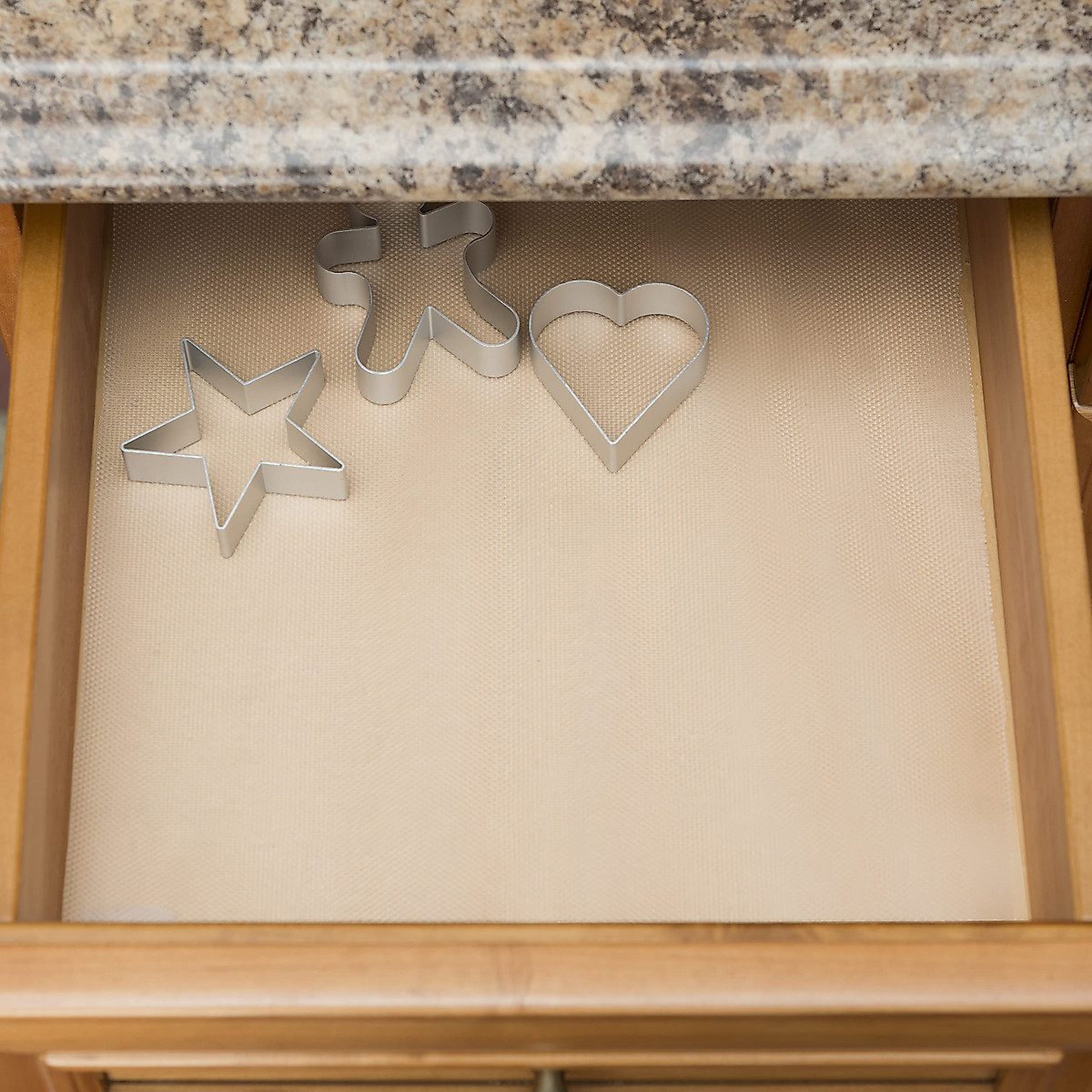 Home Basics, Clear Diamond 12" x 60" Shelf Liner Slip Non-Adhesive No Oder Multifunction Drawer Refrigerator Pantry Cupboard Shelving for Kitchen Home Closet Office