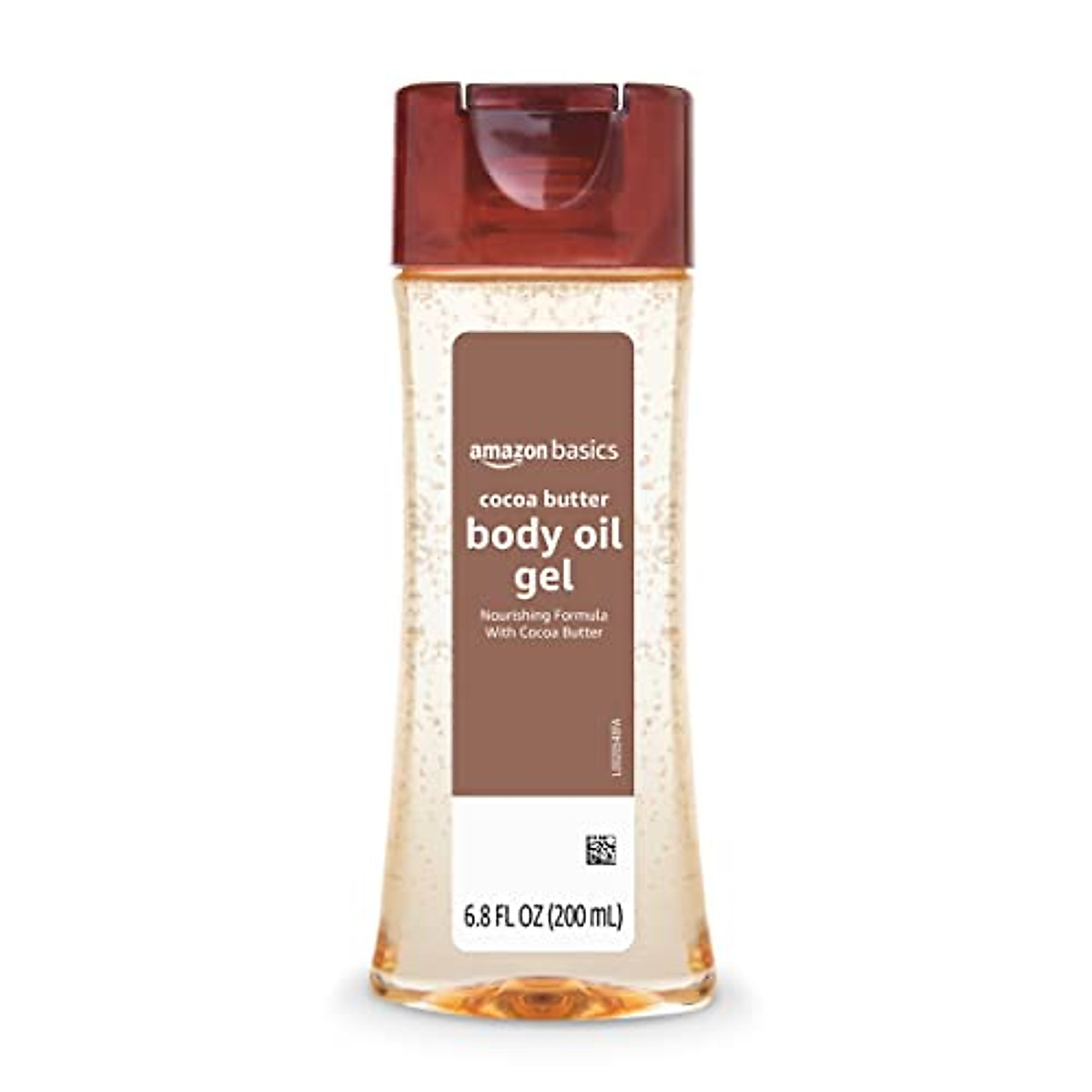 Amazon Basics Body Oil Gel with Cocoa Butter, Paraben Free, 6.8 Fl Oz (Pack of 1) (Previously Solimo)